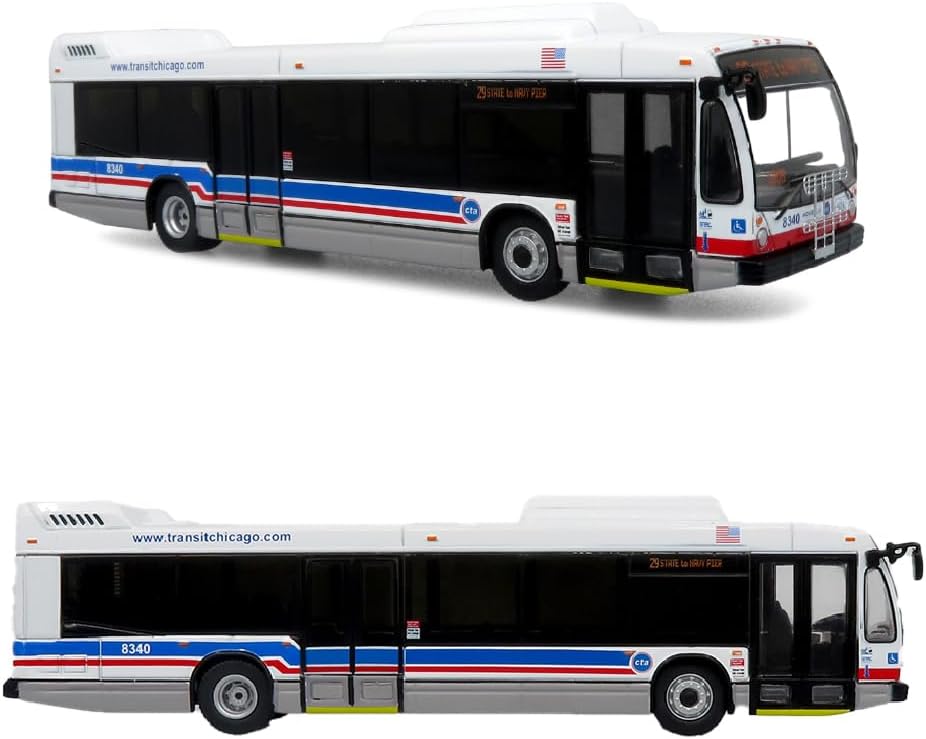Amazon.com: Generic CTA Chicago Edition | Nova Bus LFSd Transit Bus ...