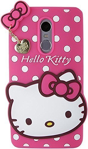 Mi Redmi 5 Cover 3D Cute Cartoon Hello Kitty Soft Silicone Gel Back ...