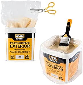 JCB Exterior Paint Paint - White, 4.73 litres : Amazon.co.uk: DIY & Tools