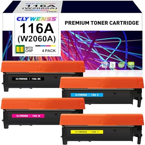 Amazon.com: 116A Black Toner Cartridges for HP Color Laserjet Pro 150A ...