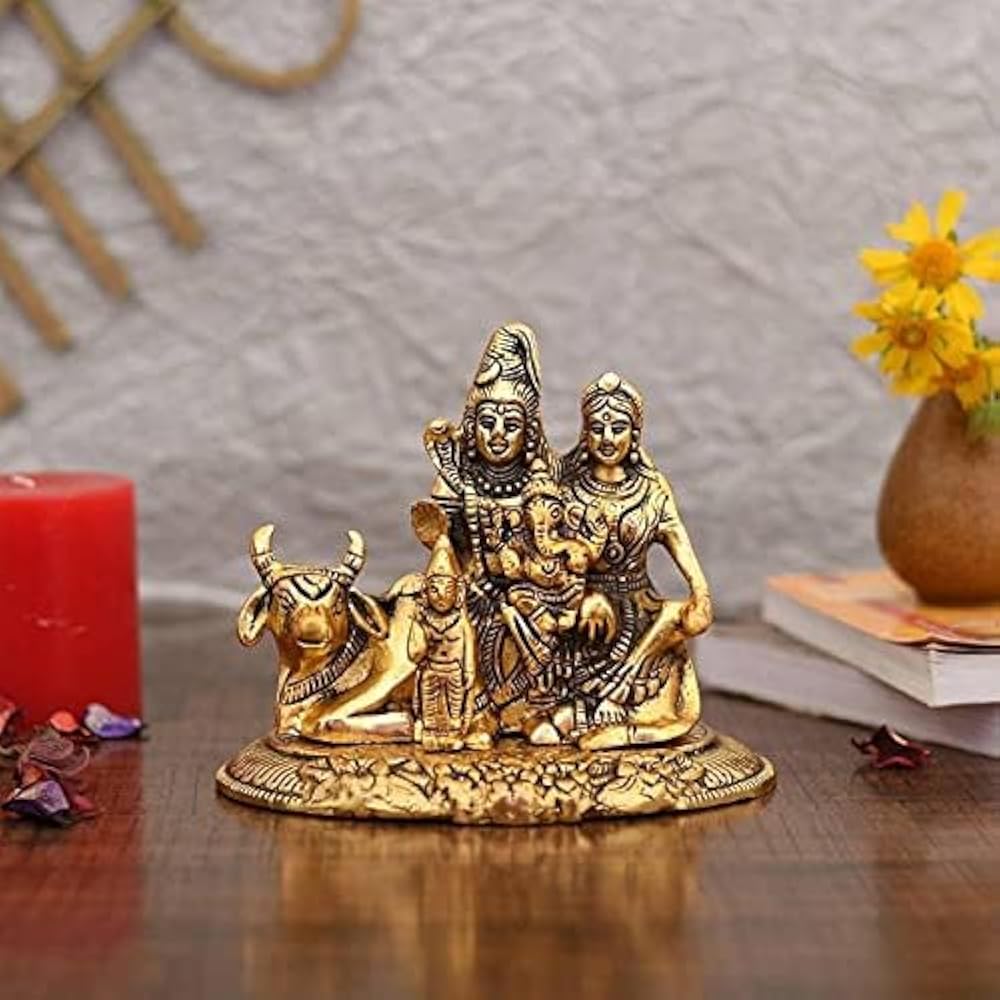 Handcrafted Shiva Parvati Ganesh Idol - Hindu Lord Philippines | Ubuy