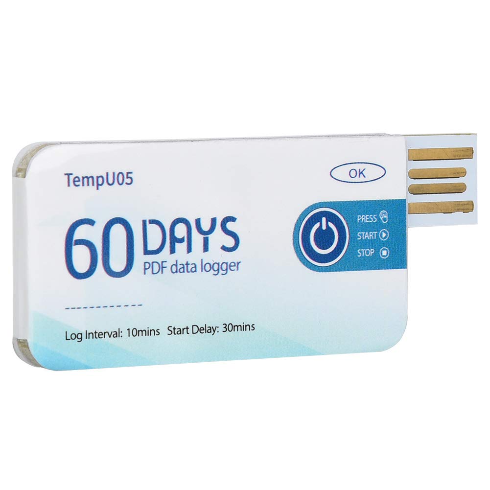 TempU05 Single Use Temperature Data Logger Disposable USB Temperature ...