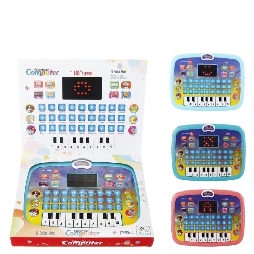 HK Toys Educational Learning Kids Laptop Computer Plus Piano with led ...
