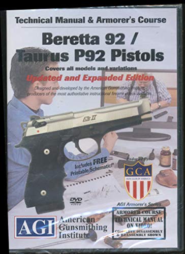 Amazon.com: Beretta 92 / Taurus P92 Pistols Armorer's Course : Movies & TV