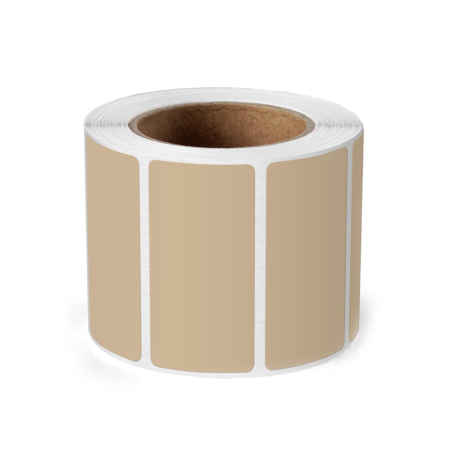 Amazon.com : YIKIADA Khaki Direct Thermal Labels Vinyl 1 x 2 Inch Self ...