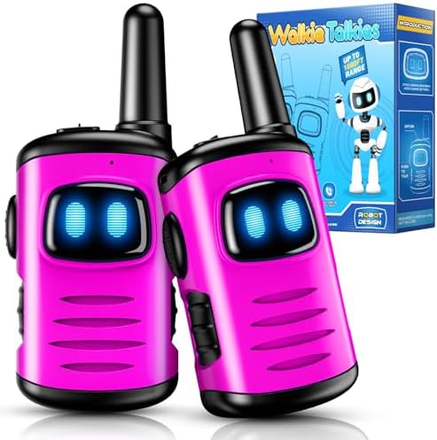 Hapikids 2 PCS Walkie Talkie Kids, Unicorn Gifts for Girls Toys Age 3 4 ...