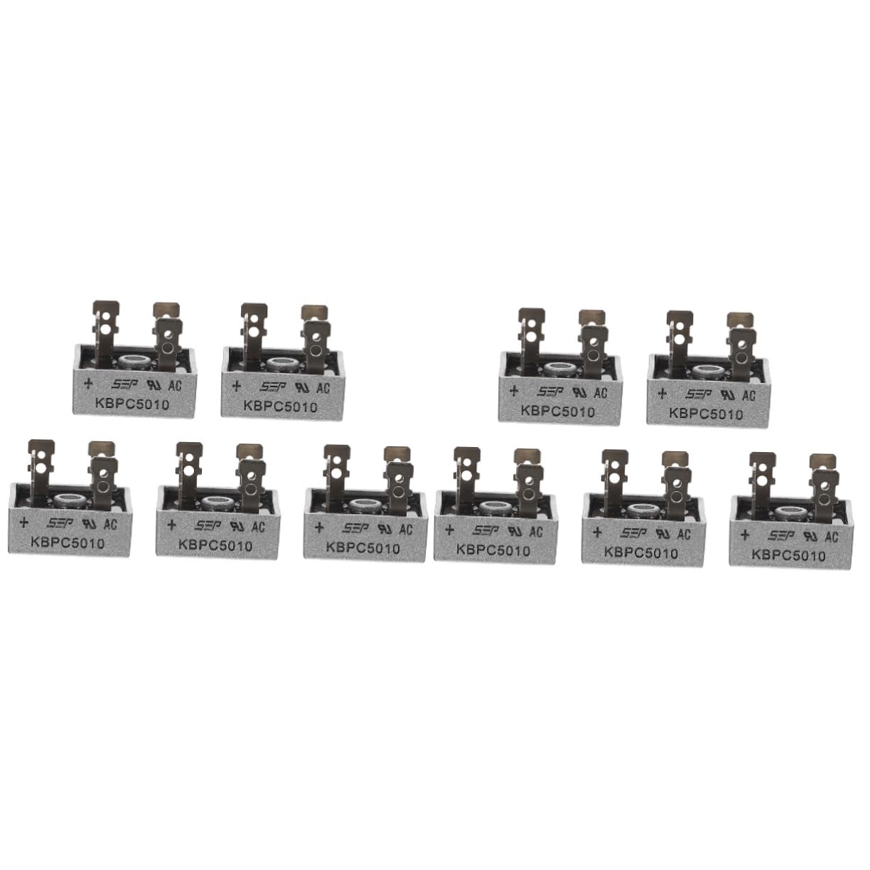 Buy iplusmile 10 Pcs Rectifier Bridge Metal Case Rectifier Bridge ...
