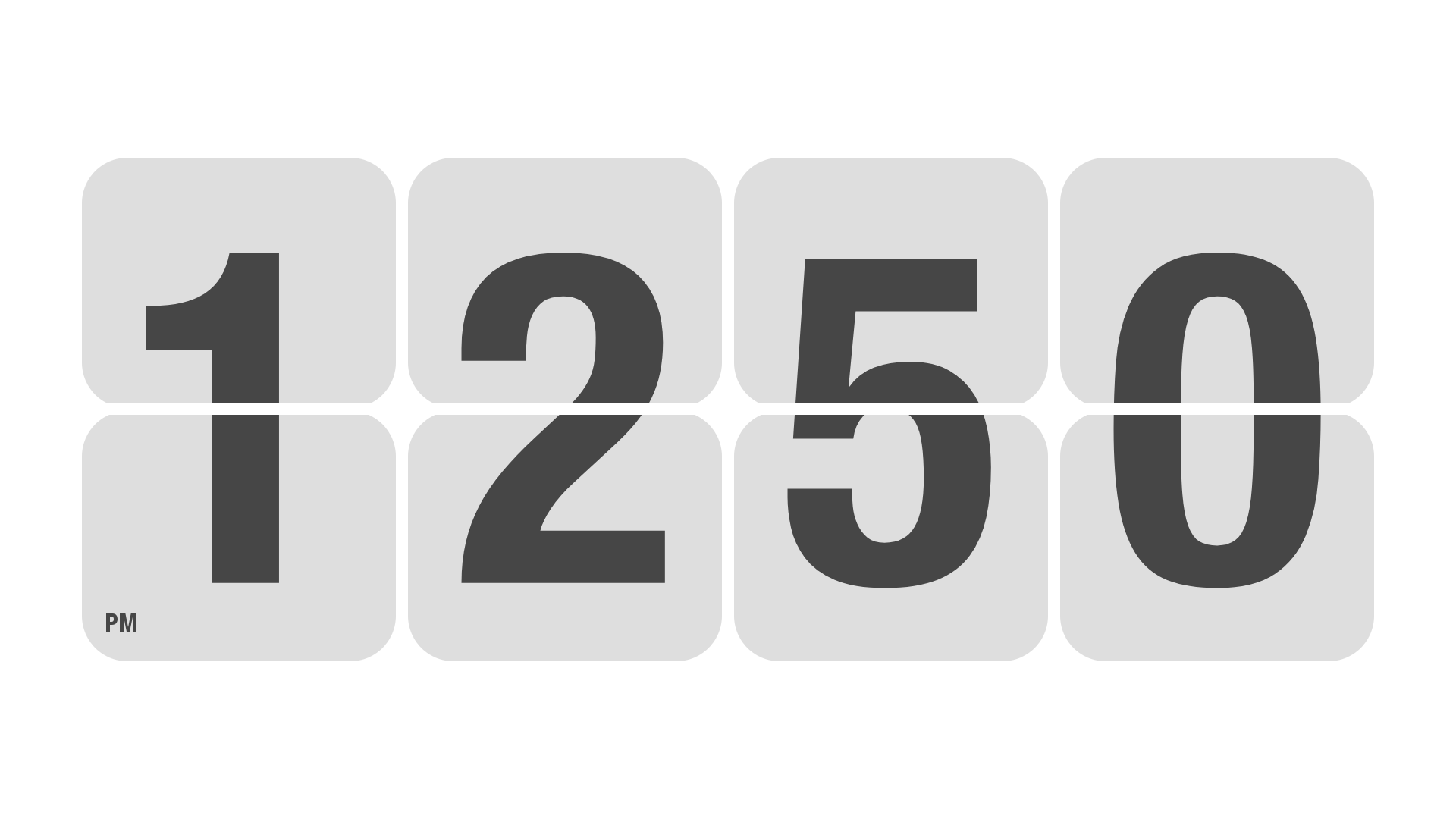 Flip Clock Screensaver: Minimal TV Clock - App on Amazon Appstore