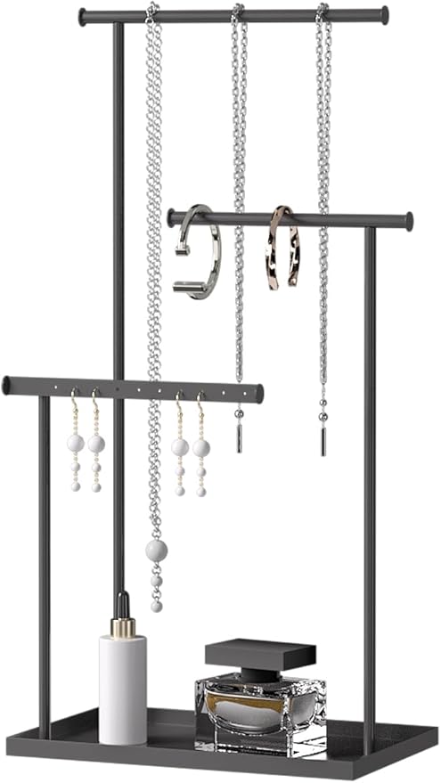 Amazon.com: Jewelry Organizer Holder,Tabletop Hanging Necklace And ...