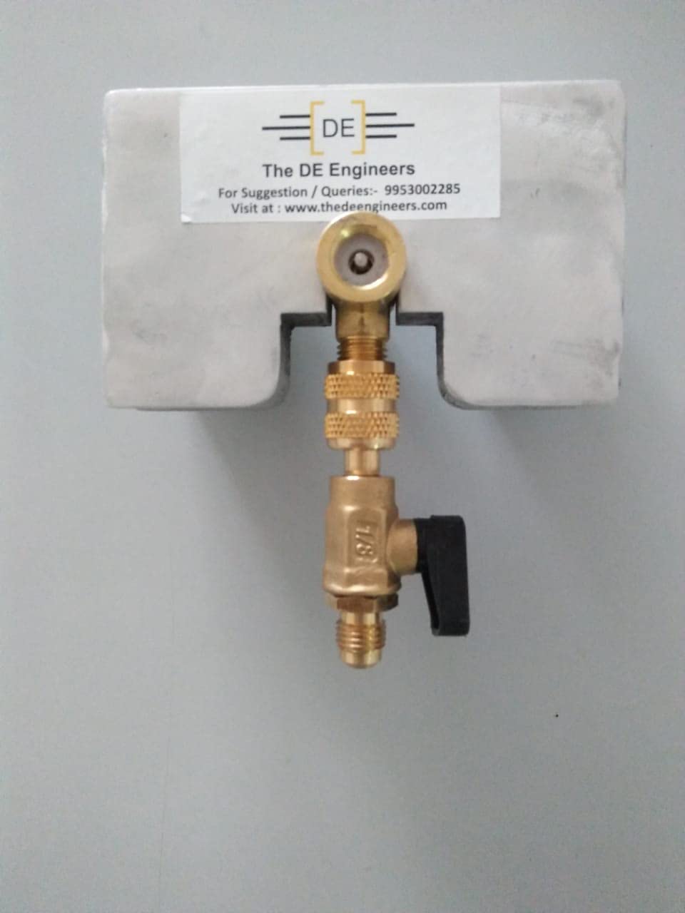 Dhruvi R600a Gas Charging Can Stand Tool Refrigerator Compressor ...