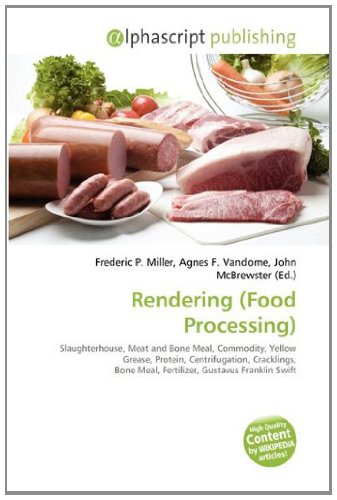 Rendering (Food Processing): Slaughterhouse, Meat and Bone Meal ...