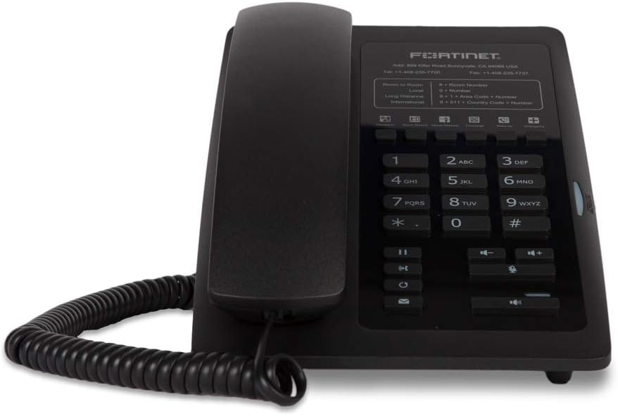 Amazon.com : Fortinet Hotel IP Phone with 6 programmable Keys, POE and ...