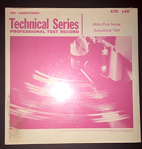 CBS Technical Series Professional Test Record LP STR 140 RIAA Pink ...