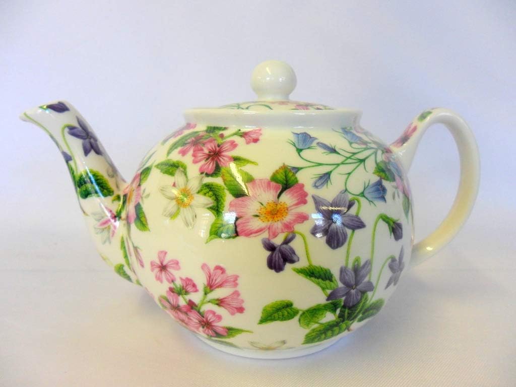 2 Cup teapot in Pretty Dog Rose Design for The Abbeydale Collection ...