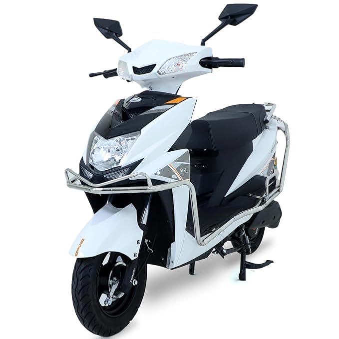 KOMAKI ELECTRIC SCOOTER - X-ONE | FROST WHITE | 85+ KM RANGE PER ONE ...