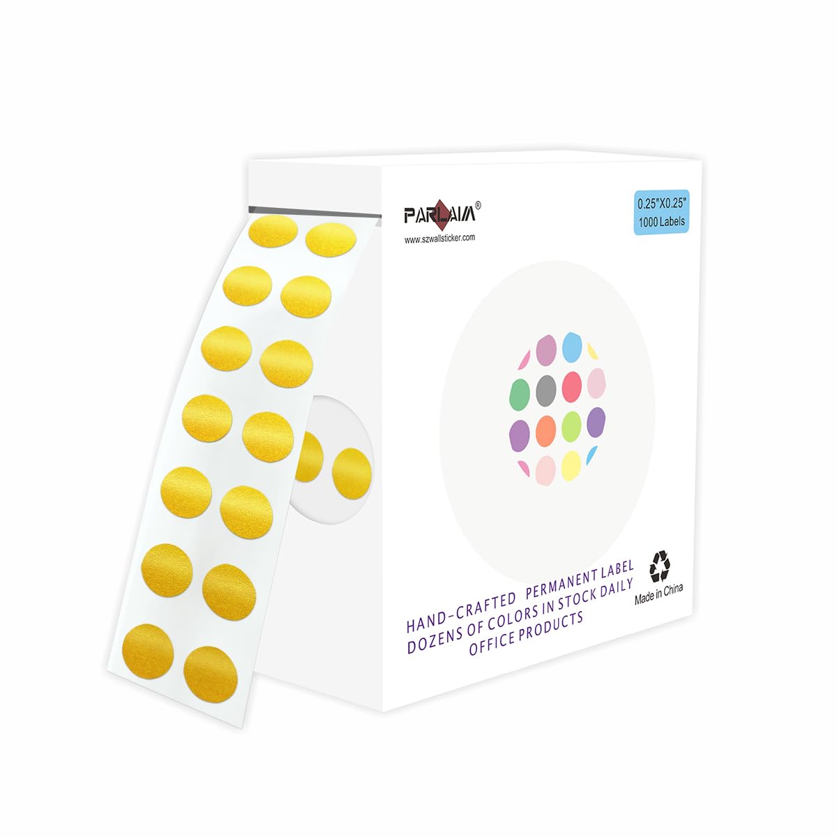 Snapklik.com : PARLAIM Dot Stickers 1/4 Inch Permanent Color-Code ...