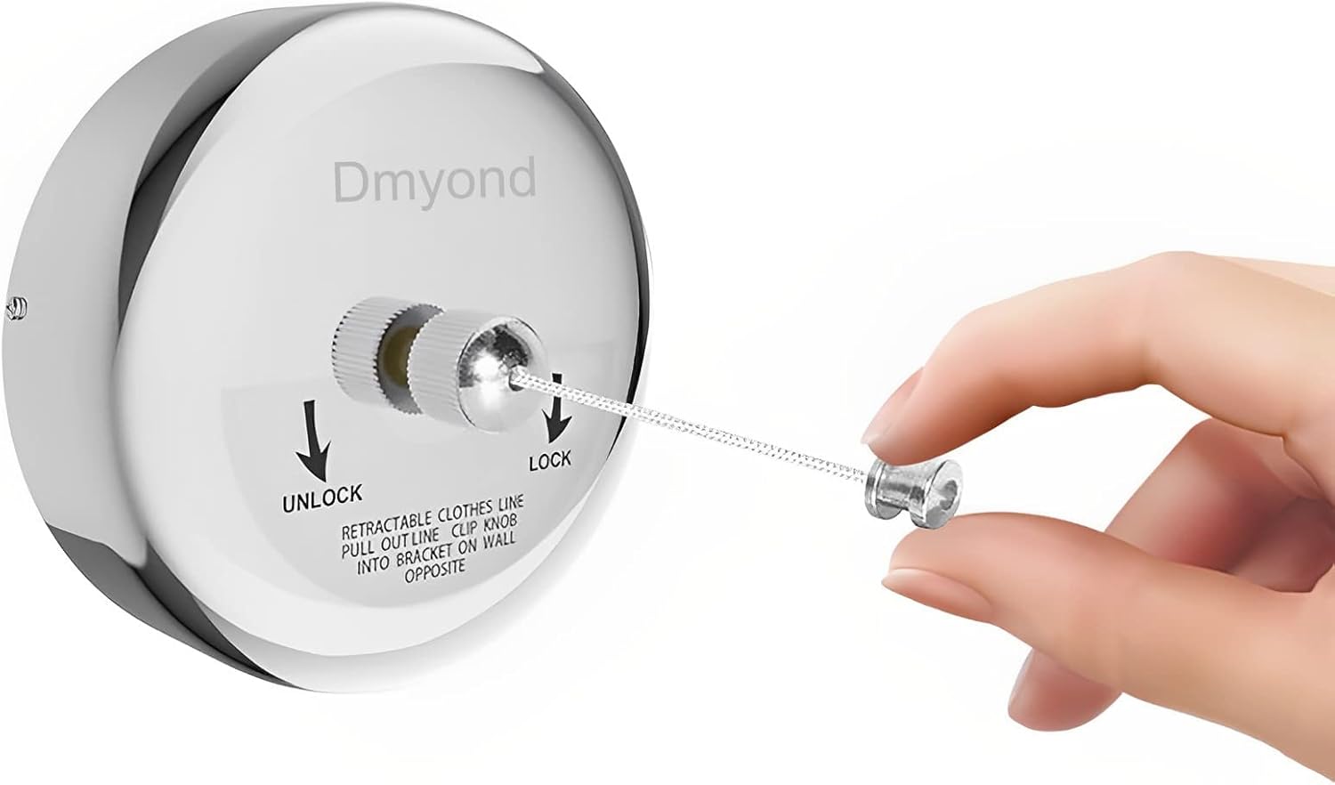 Amazon.com: Dmyond Retractable Clothesline, 304 Stainless Steel ...