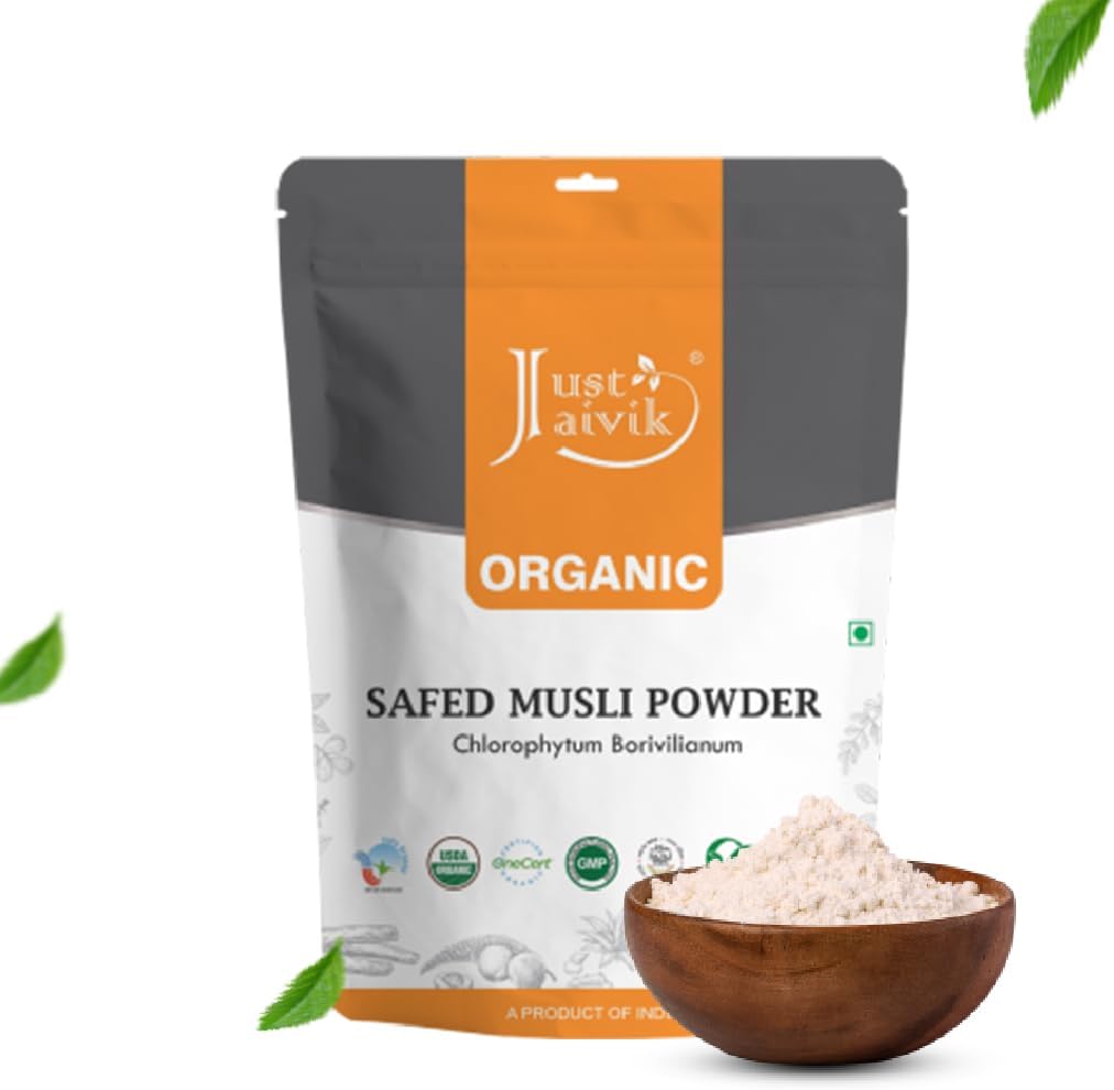 Amazon.com: 100% Organic Safed Musli Powder - Chlorphytum Borivillianum ...