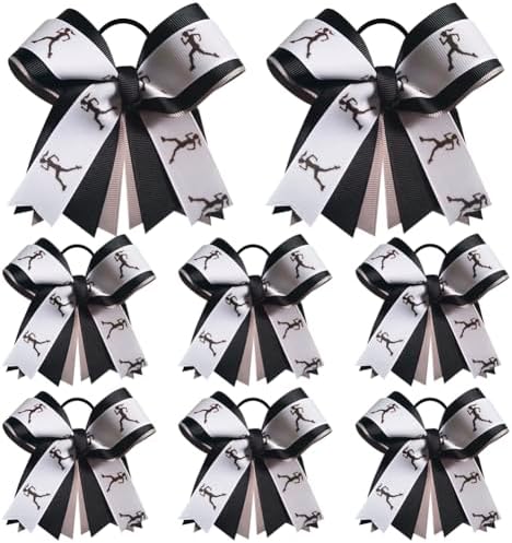 Amazon.com : Umibow 8 Pcs Track and Field Hair Bows Ties Ribbon Hair ...