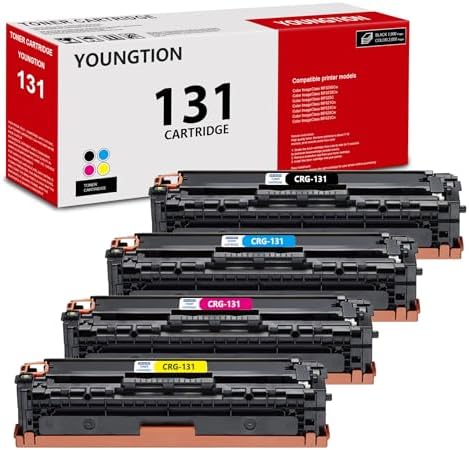Amazon.com: 4-Pack 131 Toner Cartridges High-Yield (BK/C/M/Y) - Youngti ...