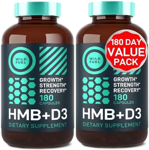 Amazon.com: Nutricost HMB (1500mg) and Vitamin D3 (6000 IU) Supplement ...