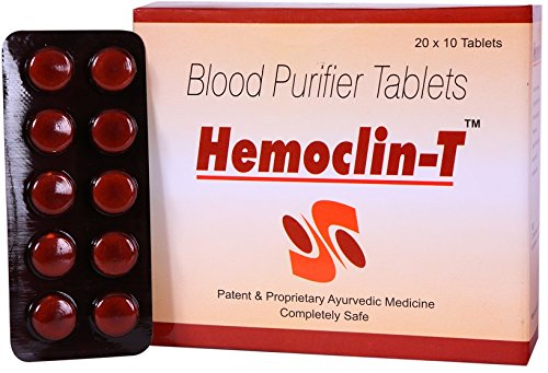 Buy Yamuna Pharmacy Ayurvedic Blood Purifier Tablet, Hemoclin-T Anti ...