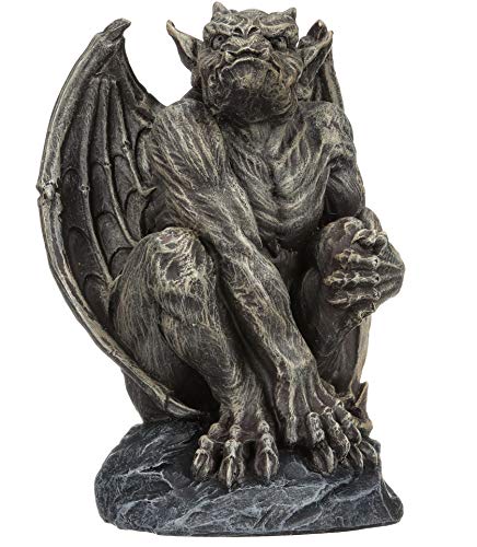 Design Toscano Silas the Sentry Gargoyle Gothic Statue, Medium, 18 cm ...
