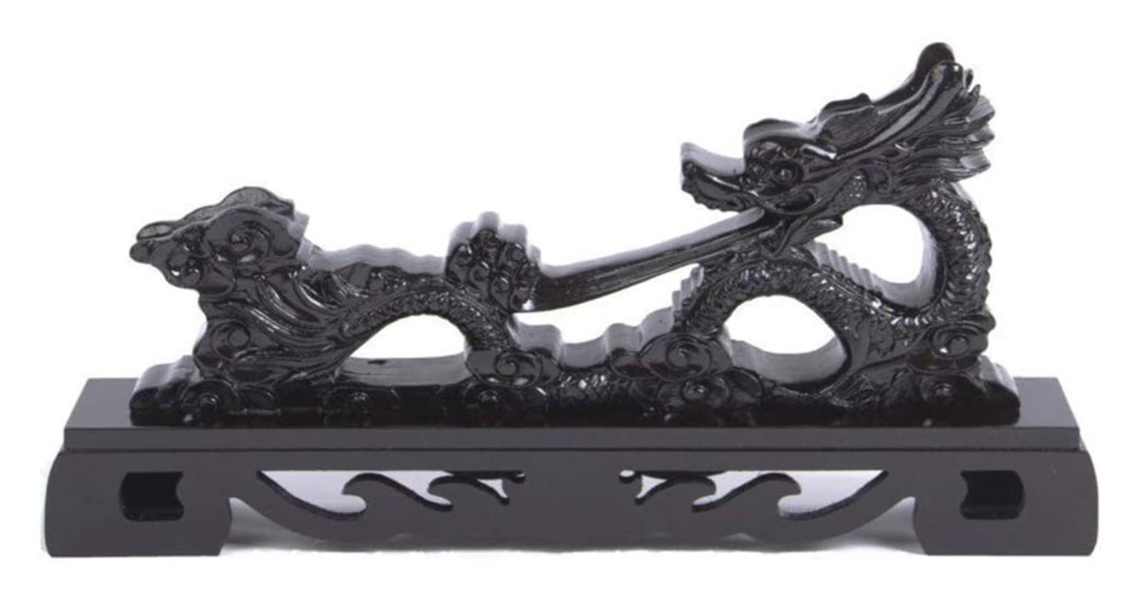 Buy stand Holder Resin Chinese Dragon Stand Display Rack for Katana ...