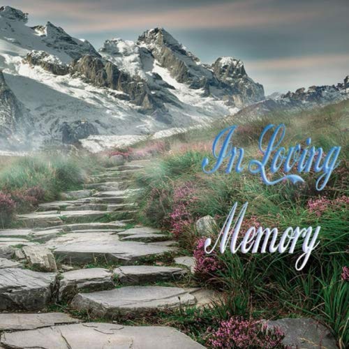 In Loving Memory: Mountain Landscape funeral Guest Book, Memorial Guest ...