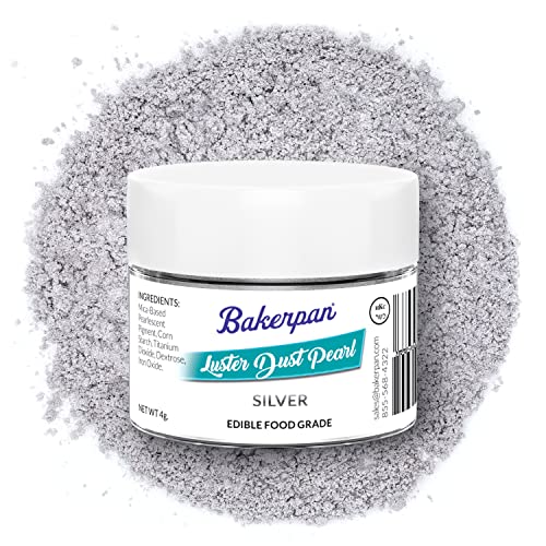 Snapklik.com : Pearl Luster Dust Edible, Silver Luster Dust, 4 Grams ...