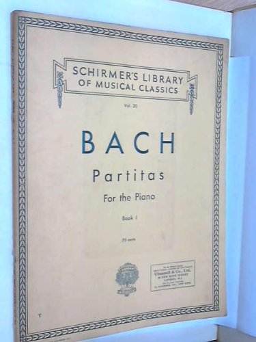 Bach Partitas For the Piano, Book 1, Vol. 20: Griepenkerl and Roitzsch ...