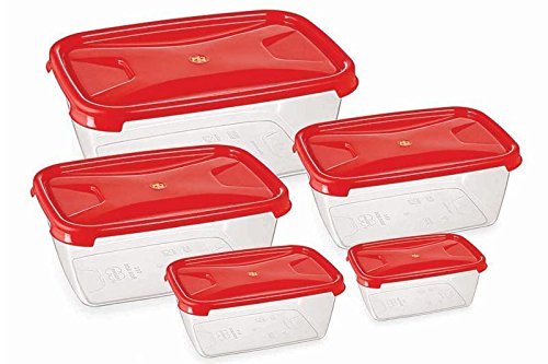 Buy Nakoda Bon Bon Transparent Container Set of 5 Pcs Online at Low ...