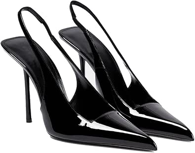 Amazon.com | Moyilishan Women's Pointed Toe Sexy High Heels Patent ...