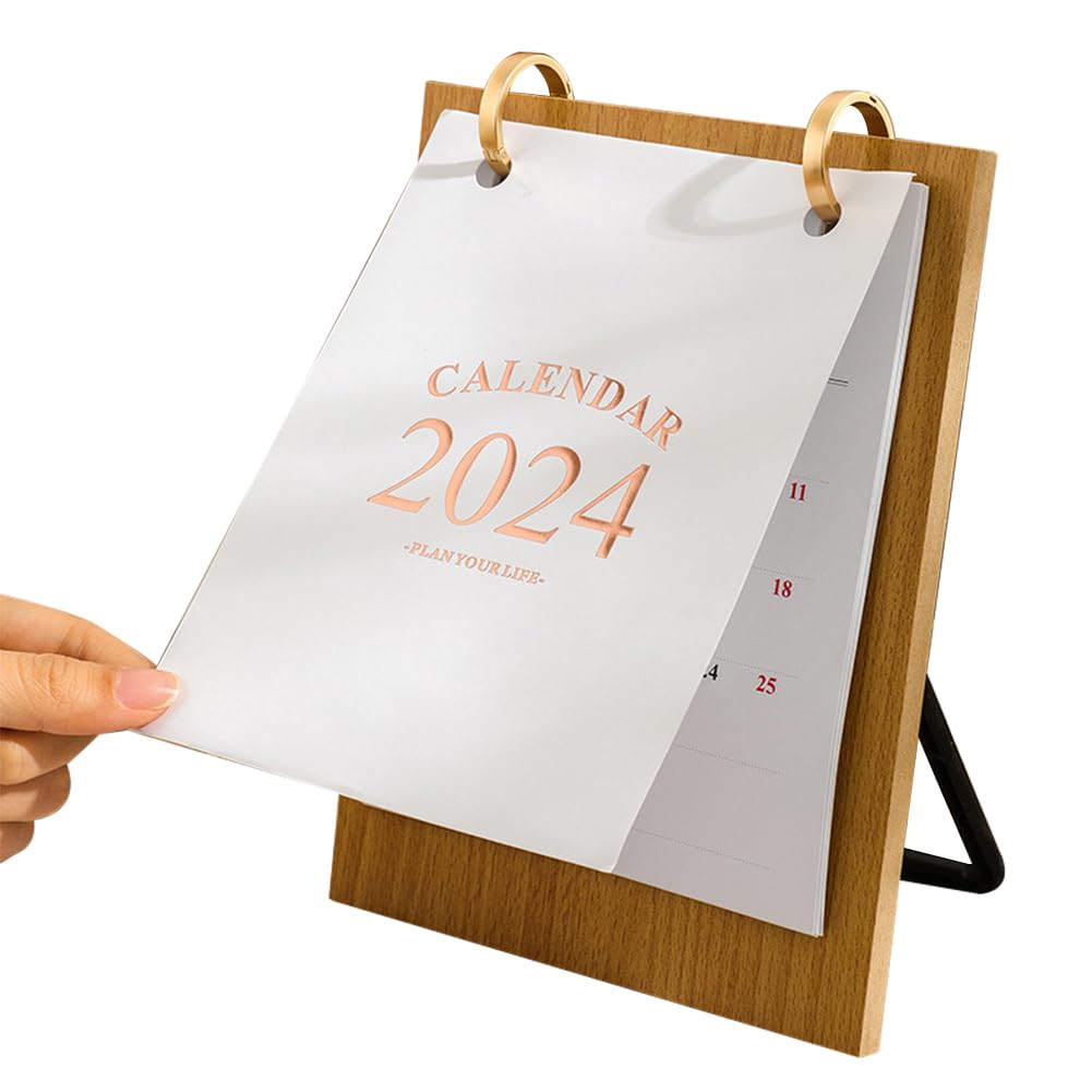 Amazon | REDICE 卓上カレンダー 2024 おしゃれ 【正規品】木製 新日本カレンダー 2024年 プレゼント 商務用 無地 ...