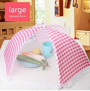 Amazon.com | Food Cover Umbrella Style Foldable Table Meal Covers Kitchen Anti Fly Mosquito Mesh ...
