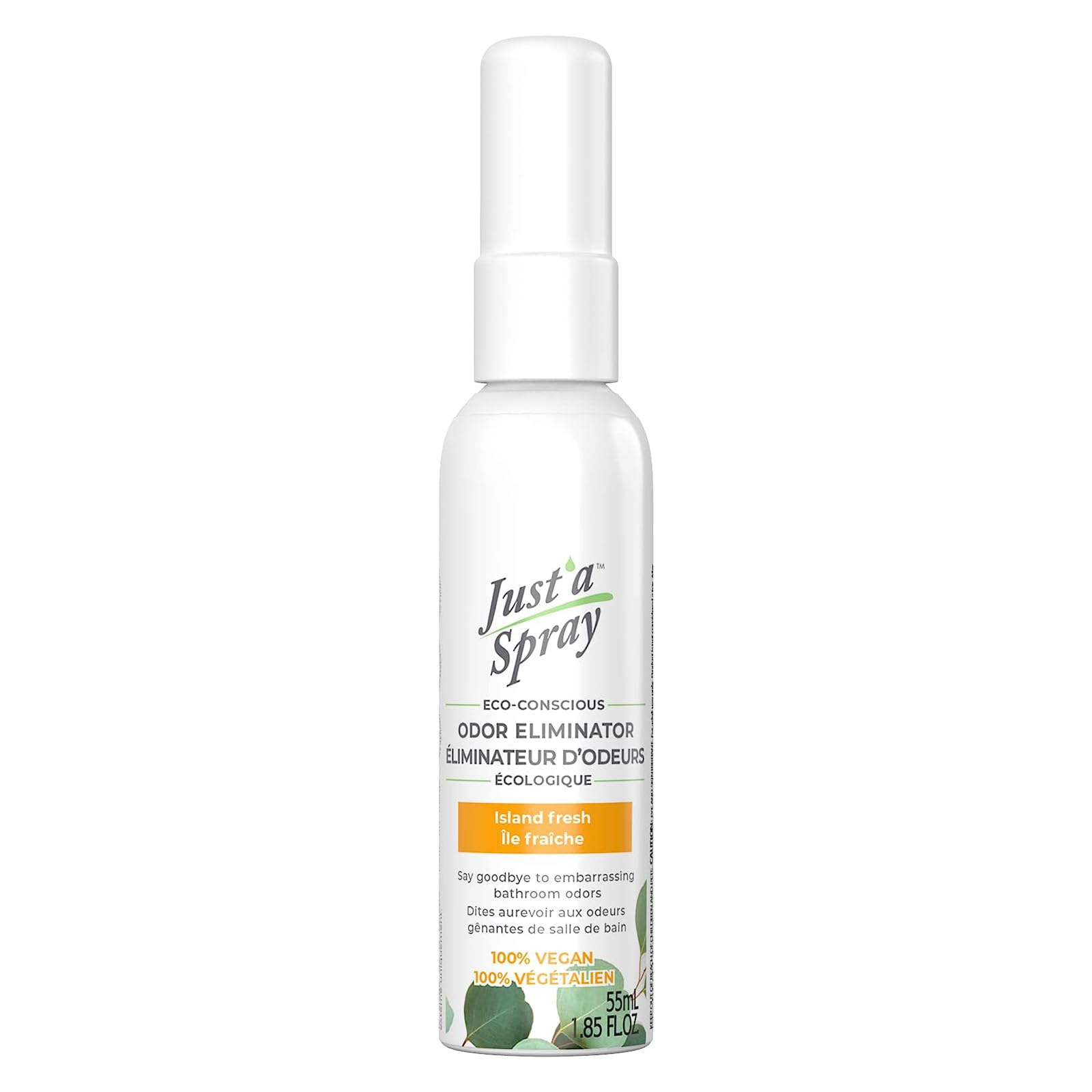 Just a Spray Before You Go Toilet Odor Eliminator, Island Fresh, 55 ml ...