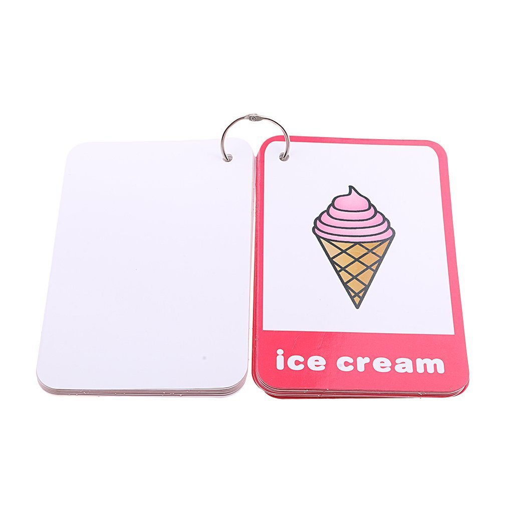 Buy SANTSUN 24 Pieces - Food - Educational Learning Picture & Word Card ...