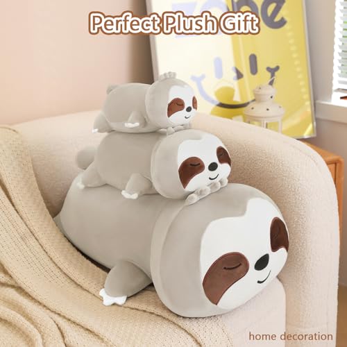 SQEQE Weighted Sloth Plush, Weighted Sloth Stuffed Animal for Anxiety ...