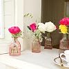 Amazon.com: Pink Glass Bud Vases in Bulk 24, Pink Vase Small Vases for ...
