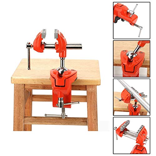 Table Vise Bench Clamp Adjustable 360 Rotation Width 70mm Adjustable ...