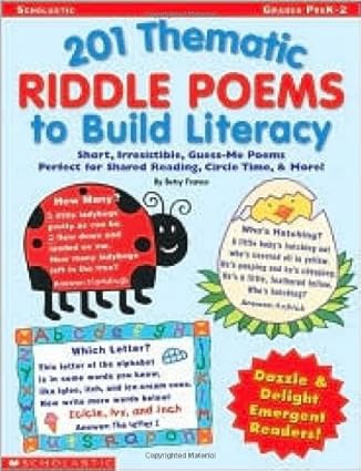 Amazon.com: 201 Thematic Riddle Poems to Build Literacy: Short ...