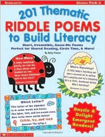 Amazon.com: 201 Thematic Riddle Poems to Build Literacy: Short ...