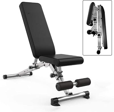 CAP Barbell Adjustable Fitness Bench, Flat/Incline/Decline Engagement ...