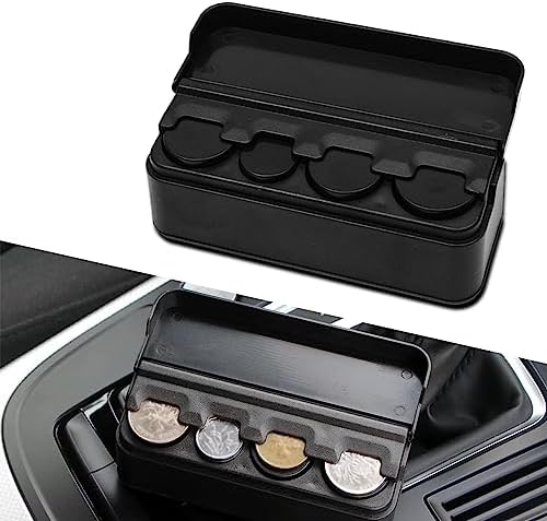 Amazon.com: Ouzorp 2 Pcs Coin Holder for Car Change Organizer Universal ...