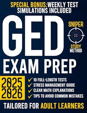 Amazon.com: GED Test Prep Plus, Tenth Edition (2026): Includes a ...