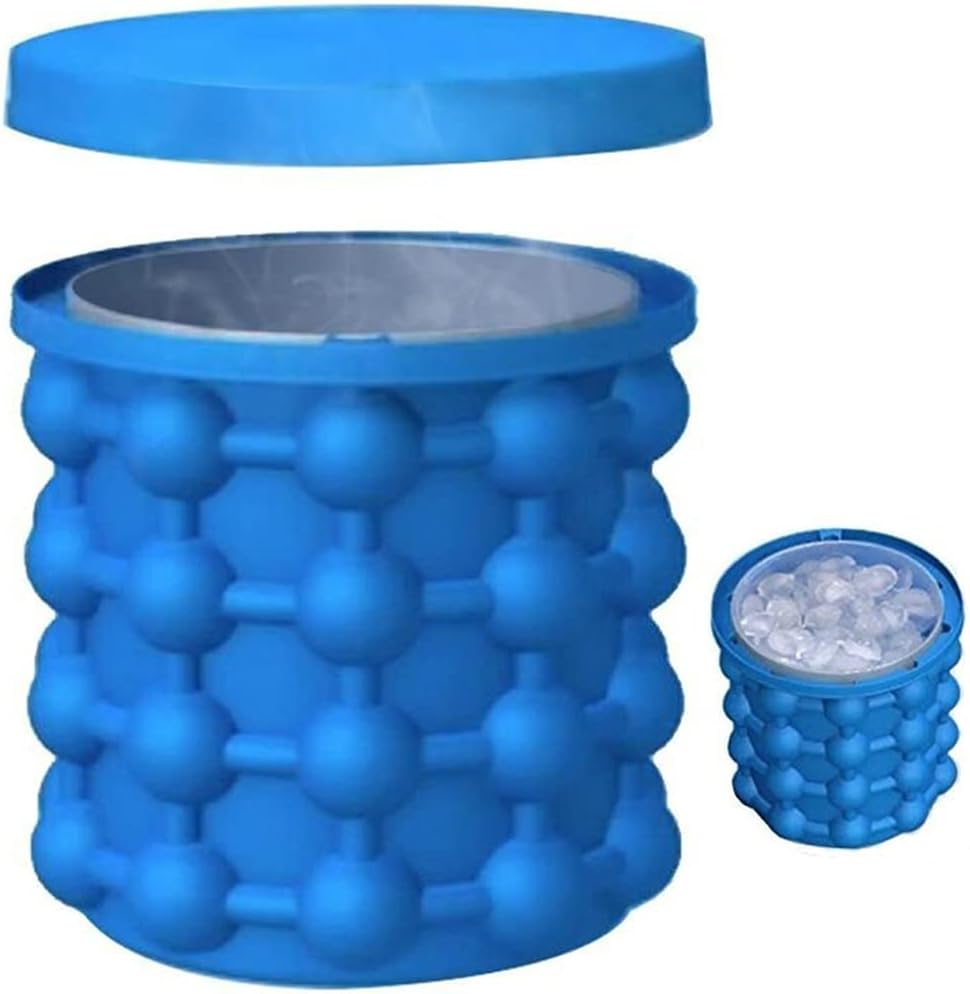 Amazon.com: MS.CLEO Large Silicone Ice Bucket, Ice Maker Bucket, (2 in ...