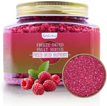 Amazon.com: Freeze Dried Raspberries, 100g/3.52OZ Freeze Dried Fruit ...