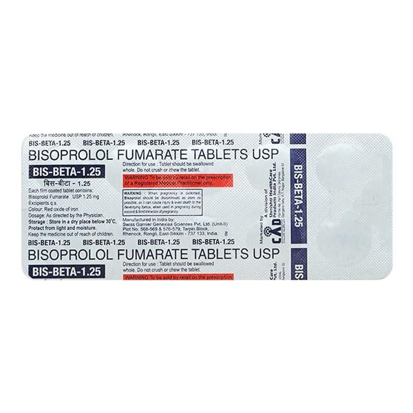 BISBETA 1.25mg - Strip of 10 Tablets : Amazon.in: Health & Personal Care