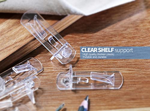 Snapklik.com : 30pcs Plastic Locking Shelf Pins, Cabinet Shelf Clips ...