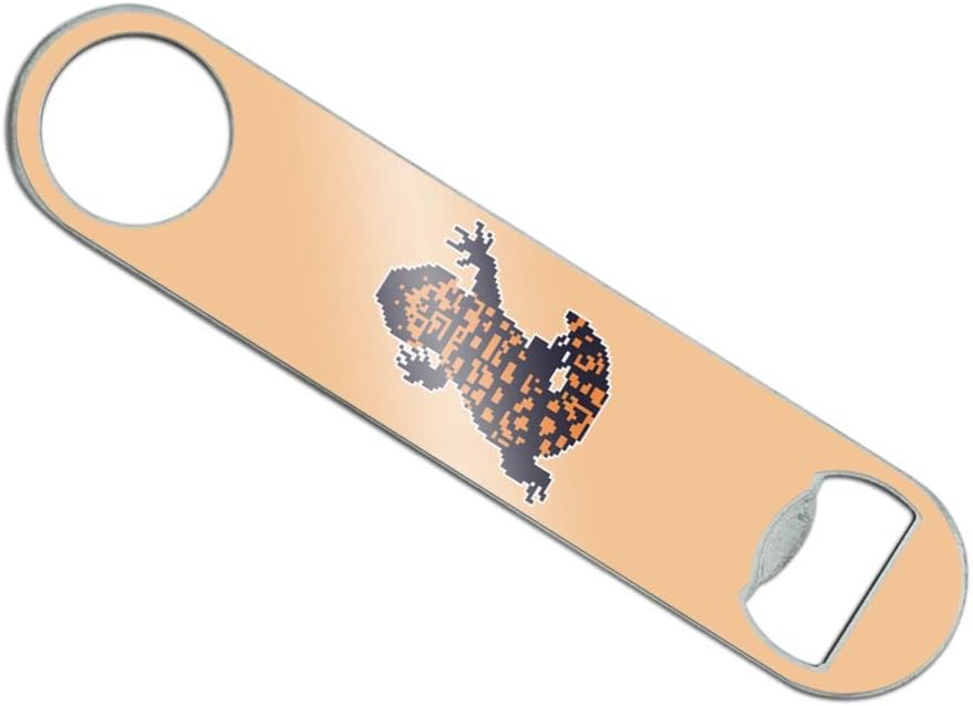 Amazon.com: Gila Monster Pixel Lizard Stainless Steel Vinyl Covered ...